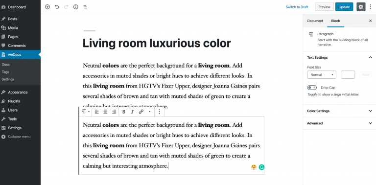 How to create a documentation site in WordPress | thebengalboy.com